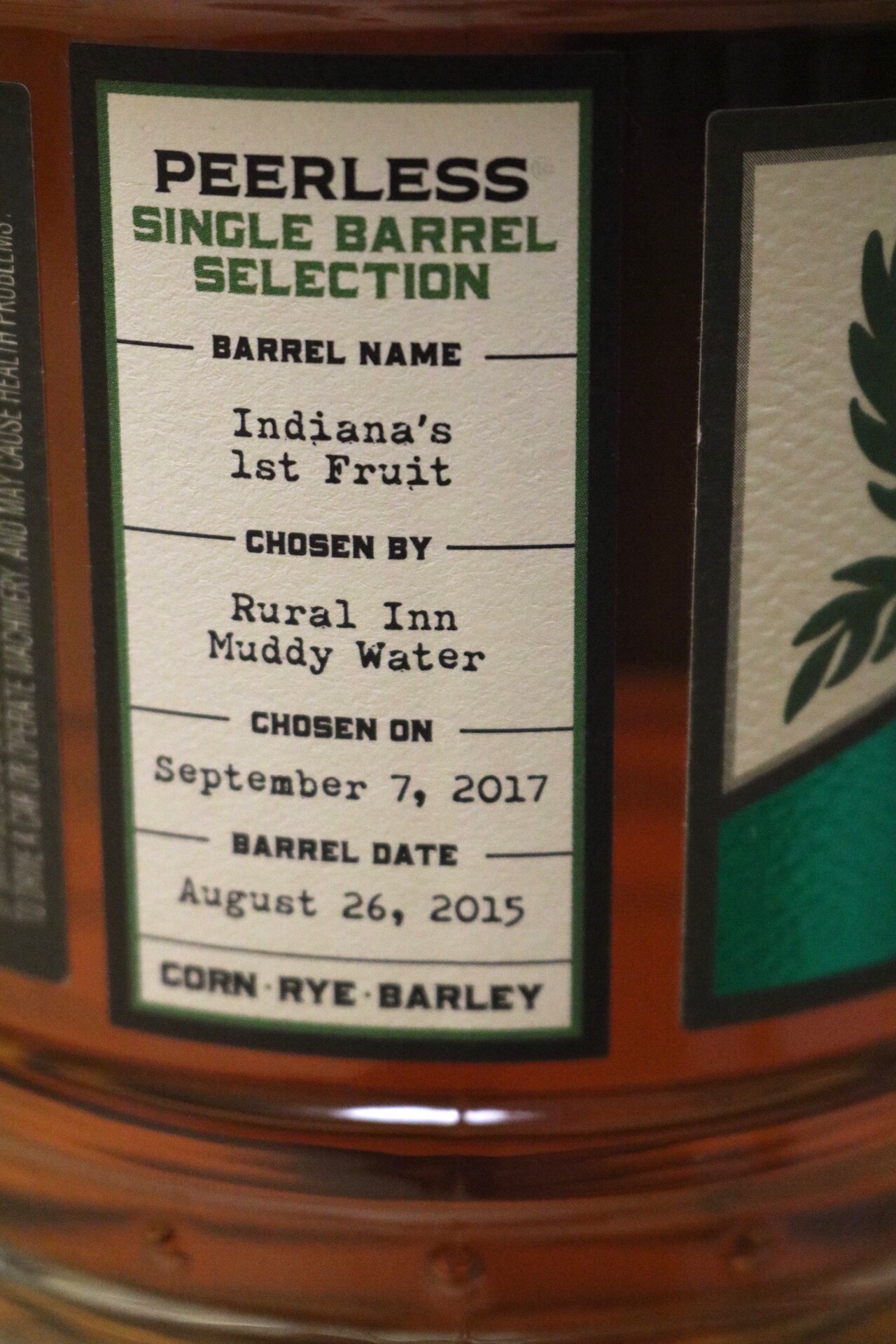 Kentucky Peerless Straight Rye Whiskey Single Barrel Select Review ...